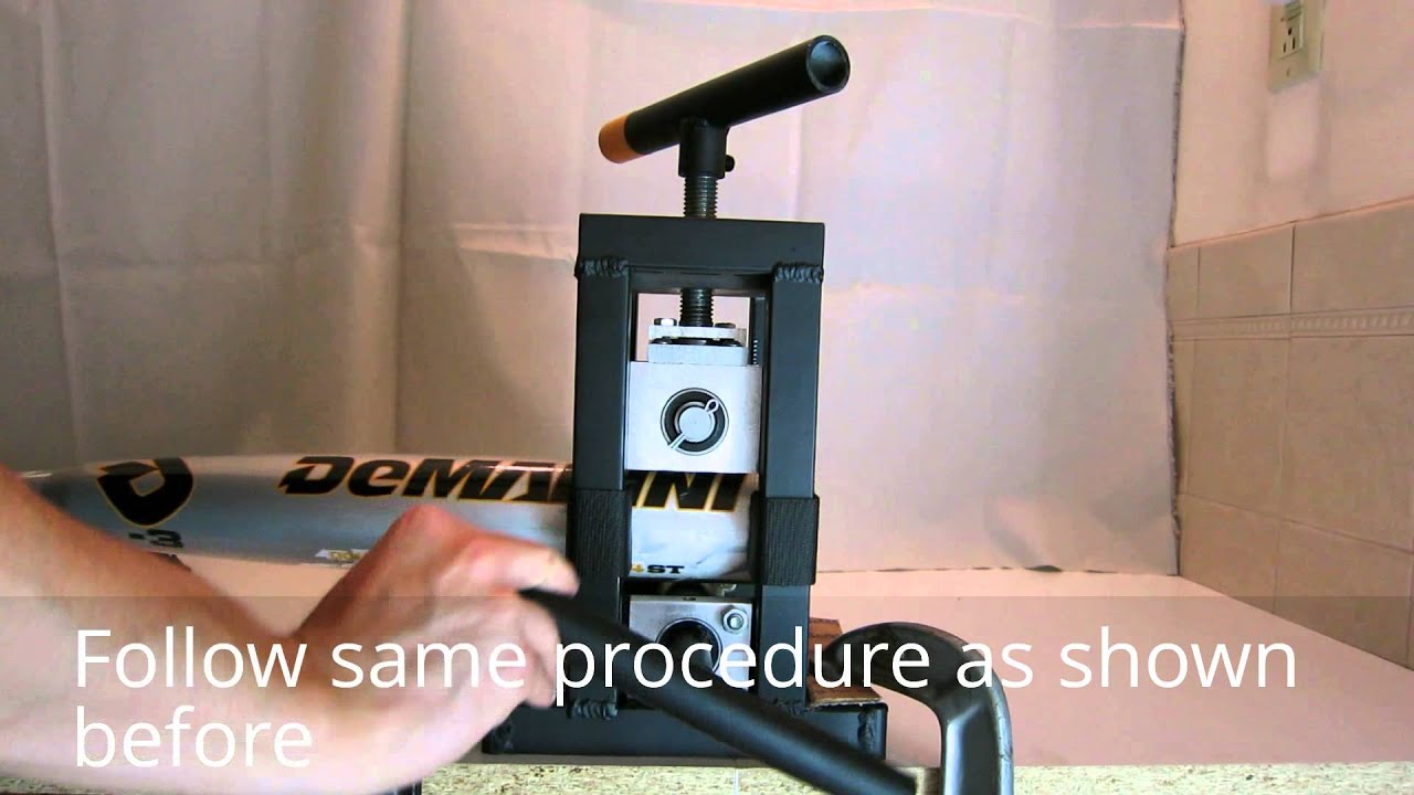 Bat Rolling Machine Demonstration - YouTube