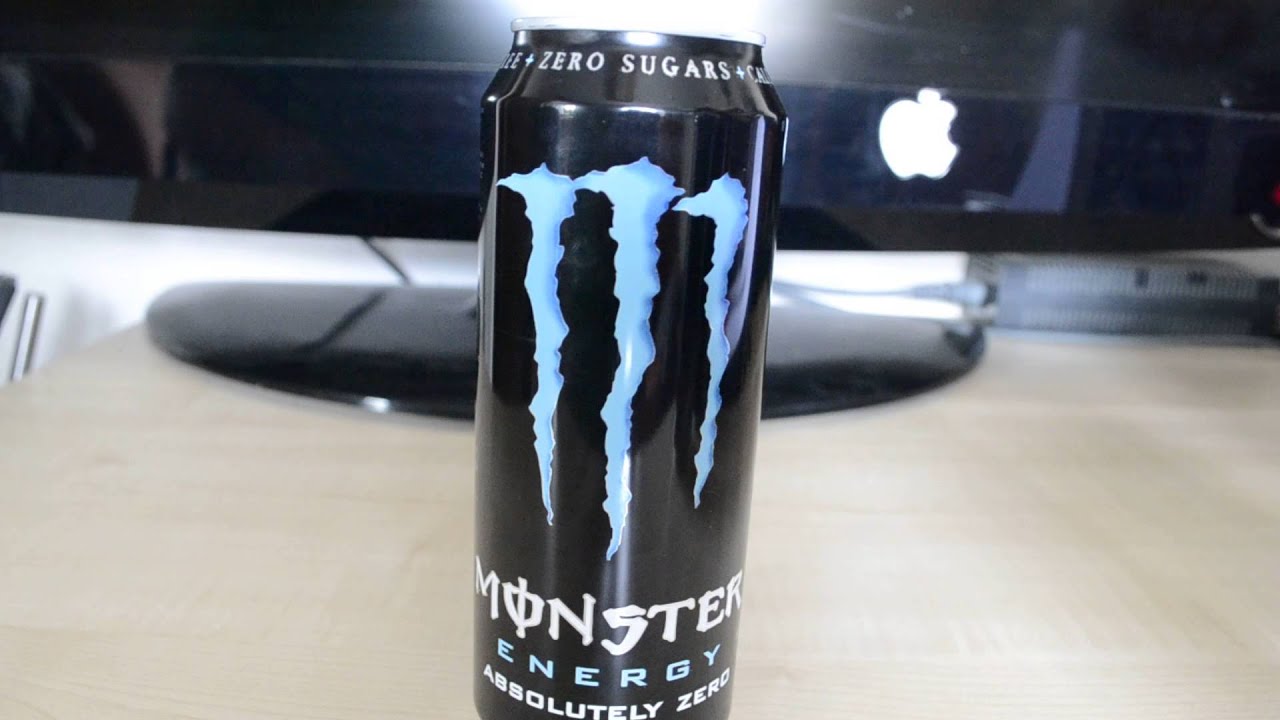 Energy Drink Cans #1 - Monster Absolutely Zero with Lo-Carb Design ...