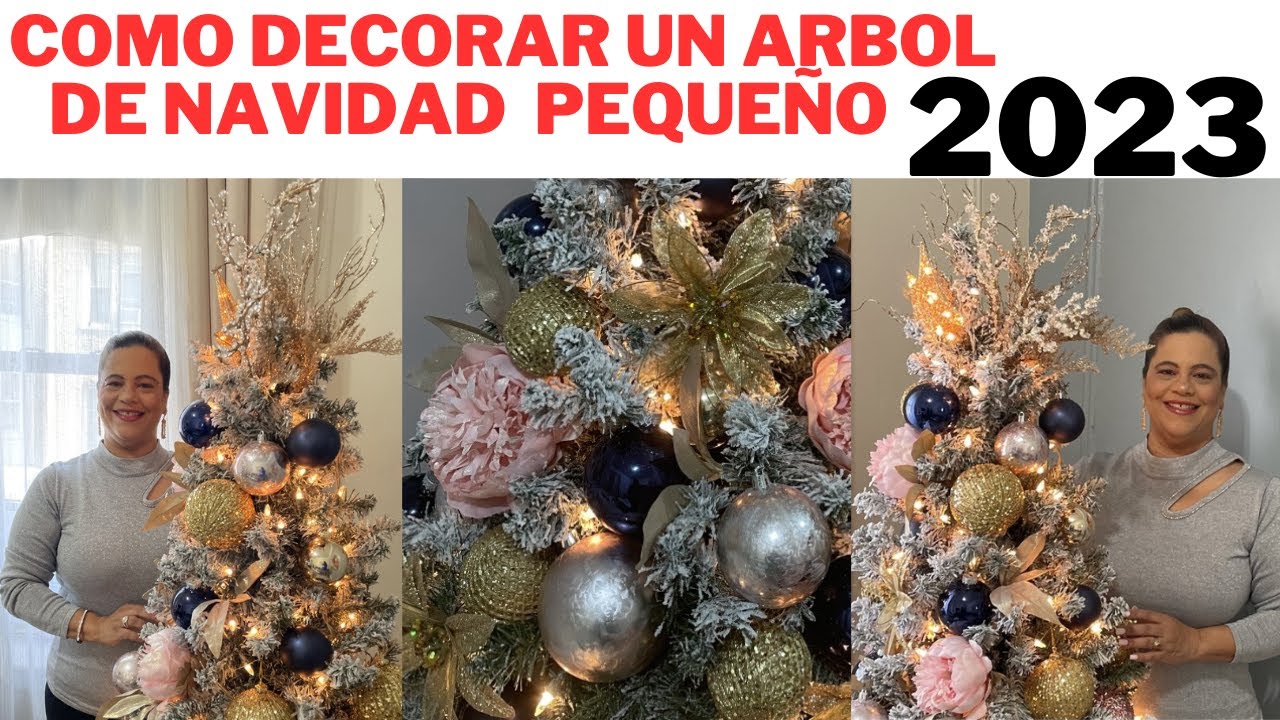 COMO decorar el ARBOL DE NAVIDAD 2023 🦌Decora tu arbol de navidad paso ...