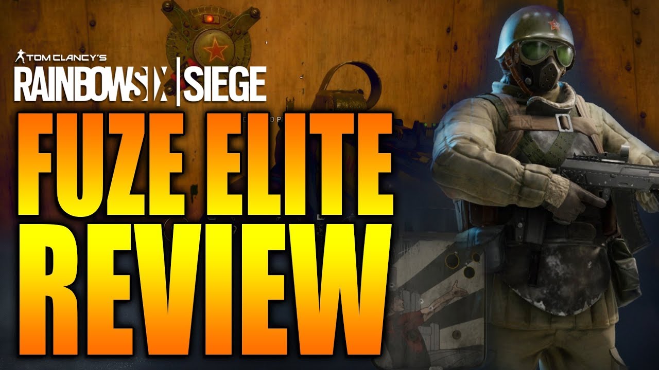 Rainbow Six Siege - In Depth: FUZE Elite Bundle Review - YouTube