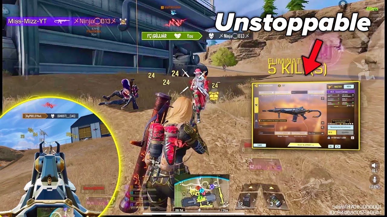 🔥 Unstoppable M13 Gunsmith Build! 💥 Overpowered & Dominates the Game! 💣 ...