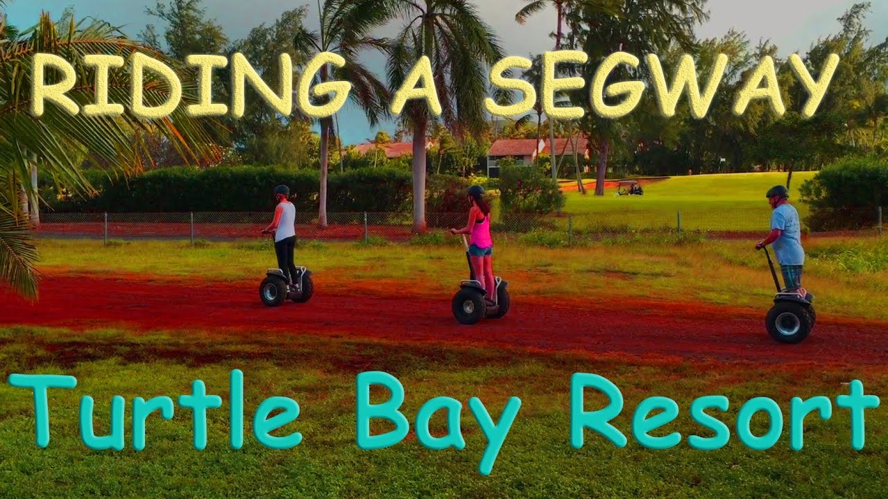 Riding a Segway at Turtle Bay Resort - LookIntoHawaii.com - YouTube