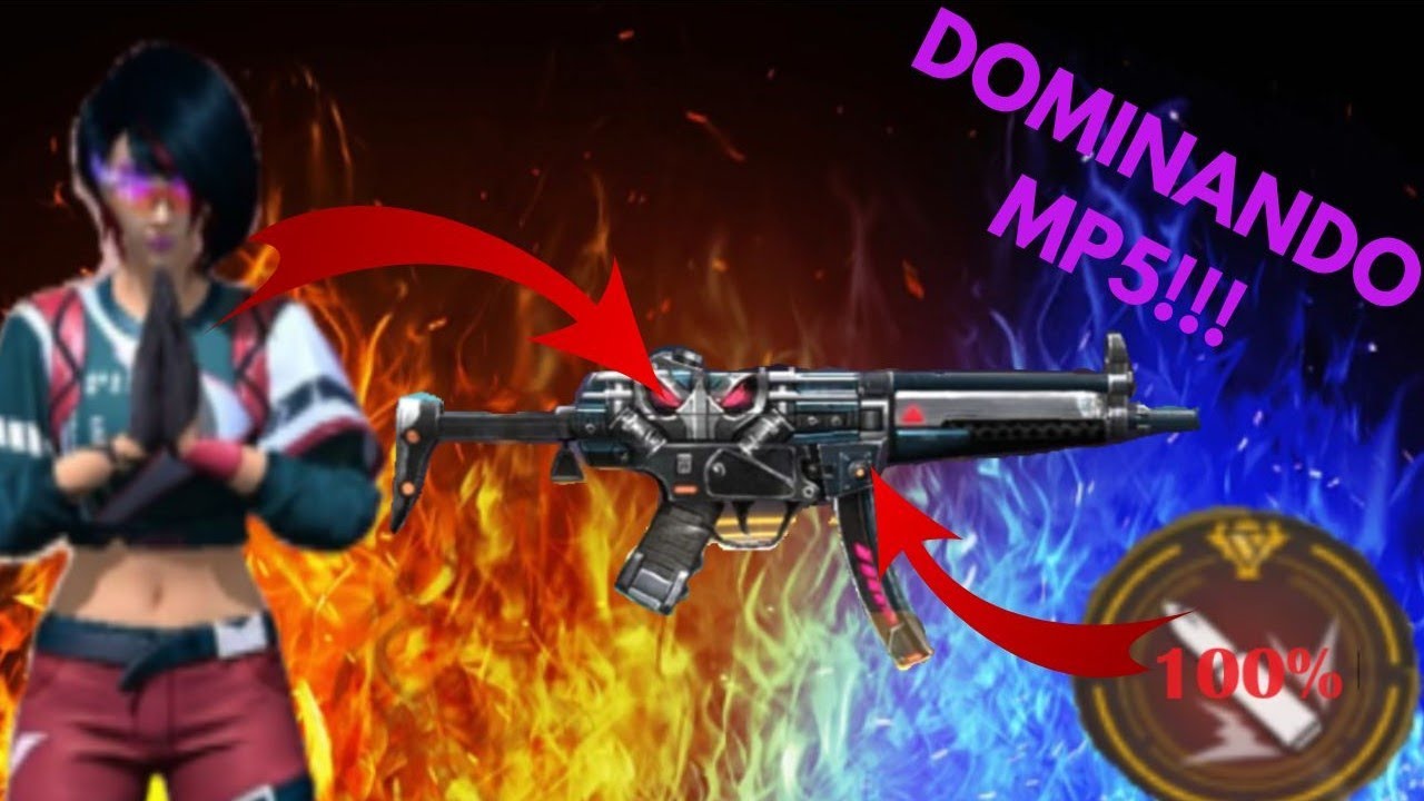 DOMINANDO MP5 FREE FIRE - YouTube