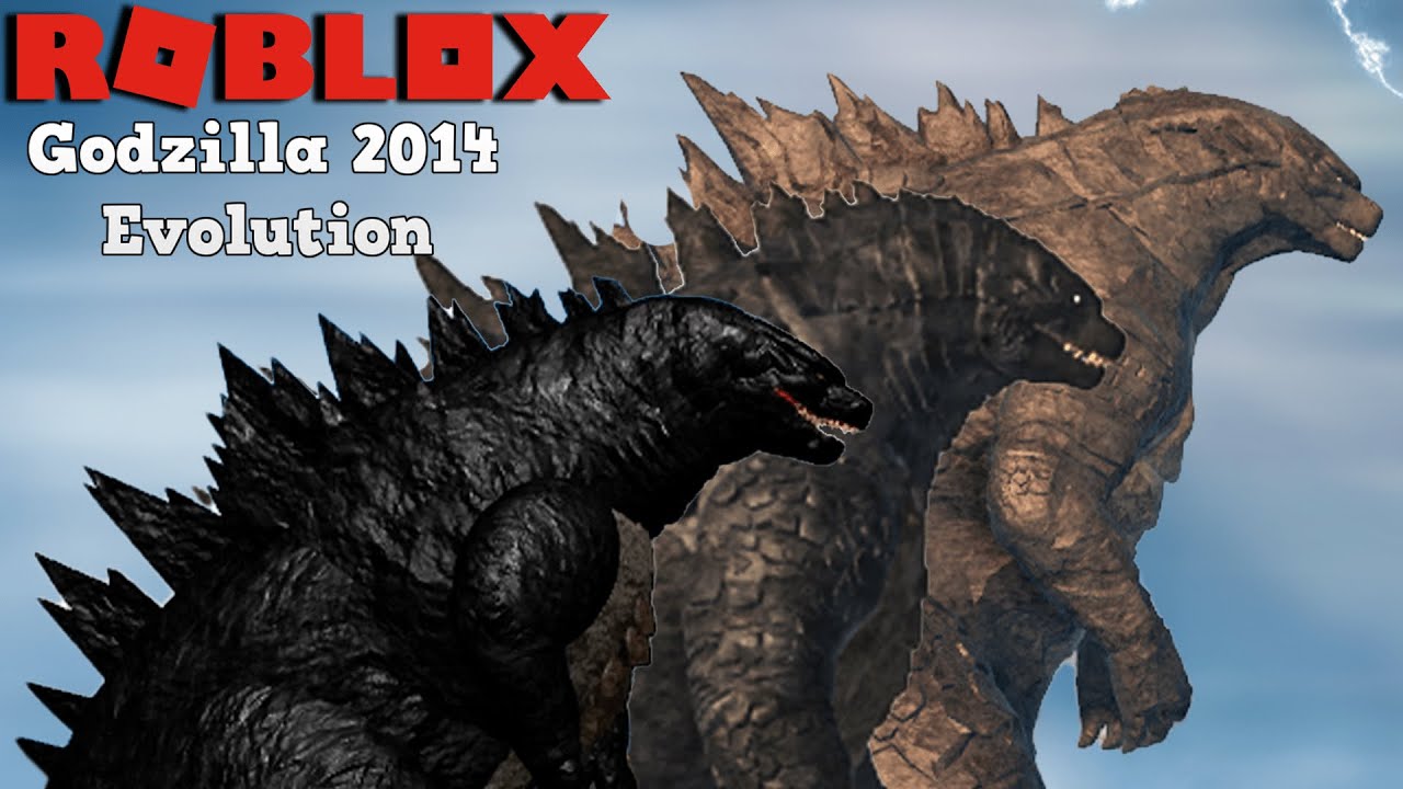 Godzilla 2014 Evolution In All Kaiju Games - Roblox - YouTube