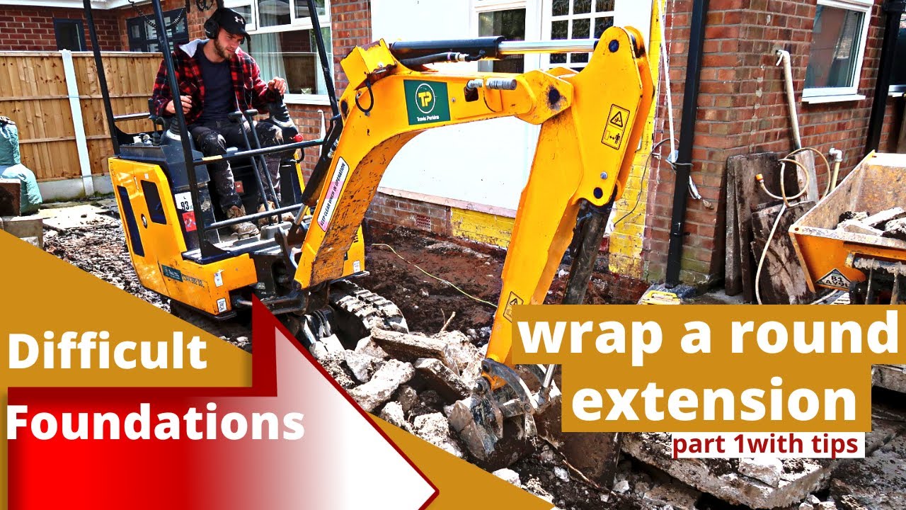 How to do a Wrap around extension, difficult foundations part 1 - YouTube