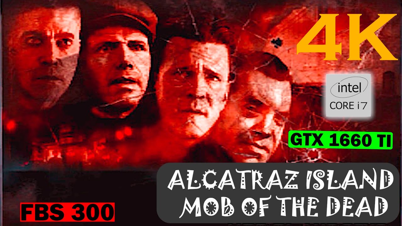 CALL OF DUTY BLACK OPS 2 ZOMBIES ALCATRAZ ISLAND MOB OF THE DEAD 4K HDR ...