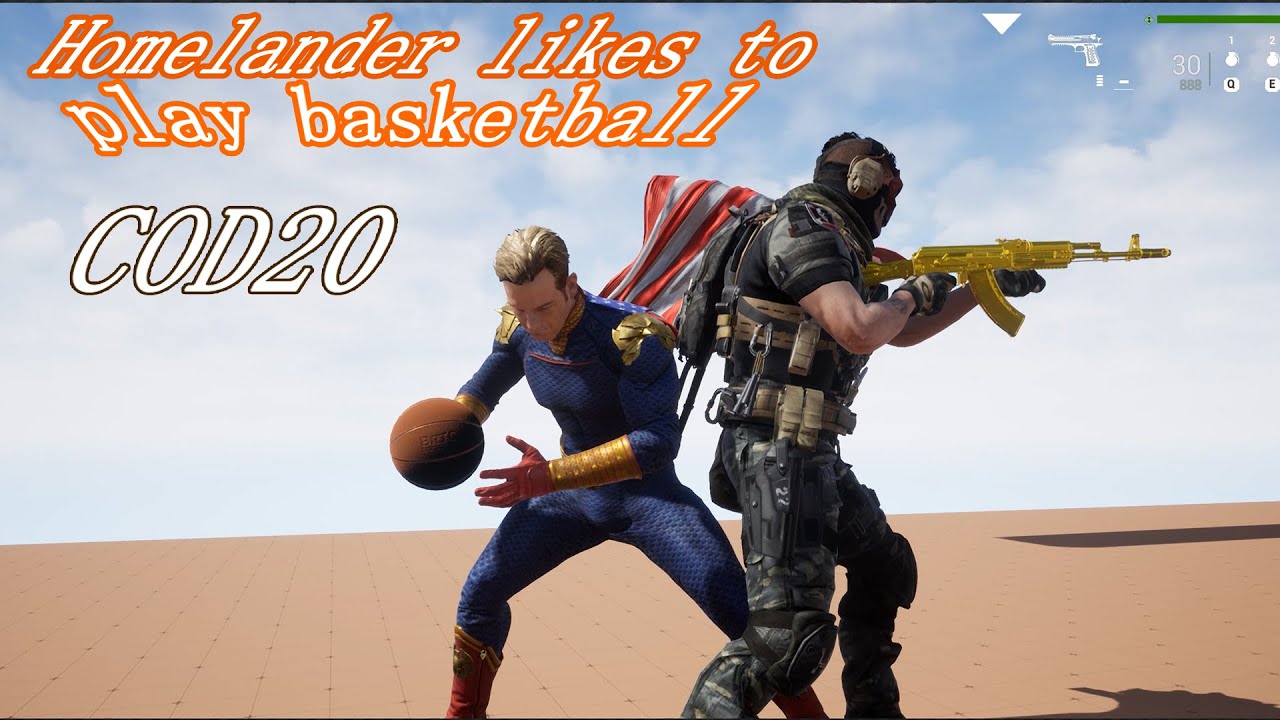 The Homelander likes to play basketball [COD20]Call of duty 2023 [Unreal Engine 5] - YouTube