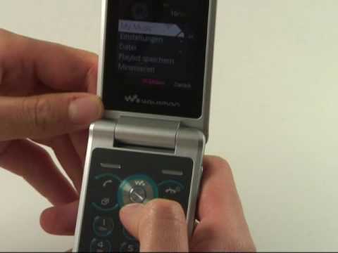 Sony-Ericsson W508 Test Musikplayer - YouTube