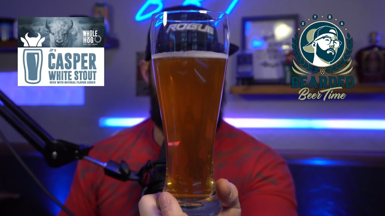 Casper White Stout Full Beer Review! - YouTube