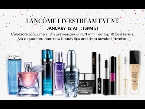 Lancôme Livestream Event - YouTube