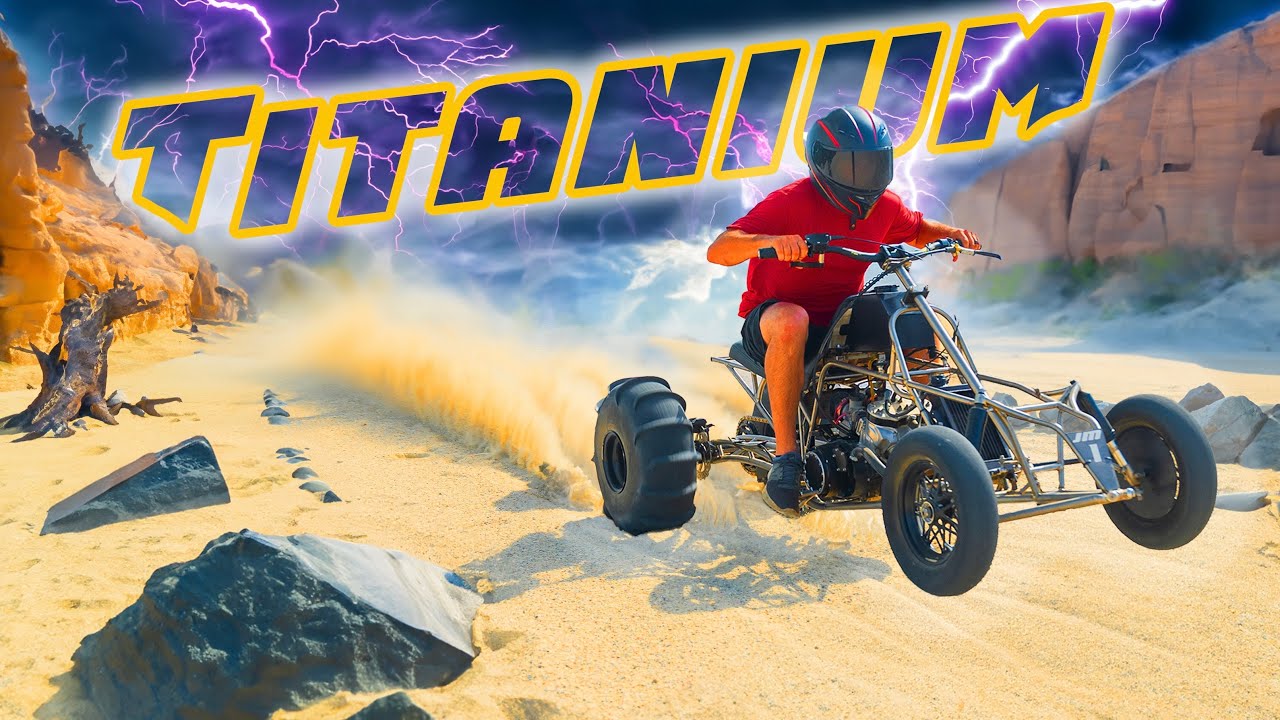 Titanium Banshee (188pounds) 400FT Sand Drags! - YouTube