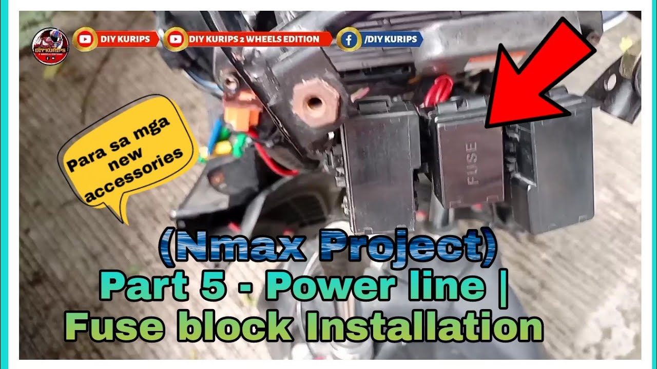 Moto Vlog 134 - Part 5 (Fuse box | Fuse block | Power lines ...