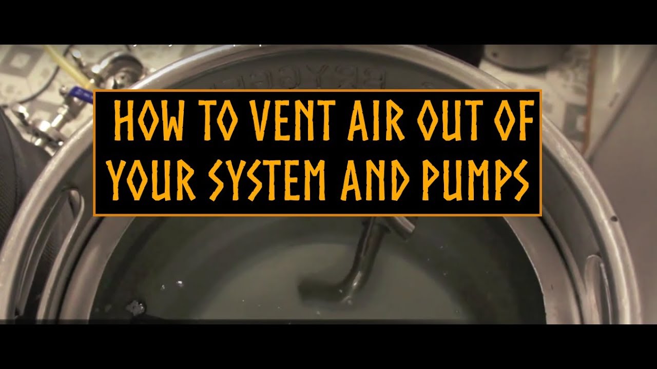 How to vent air out of your system and pumps - YouTube