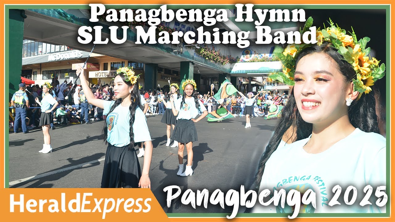 The SLU Marching Band performed the Panagbenga Hymn | Grand Opening ...