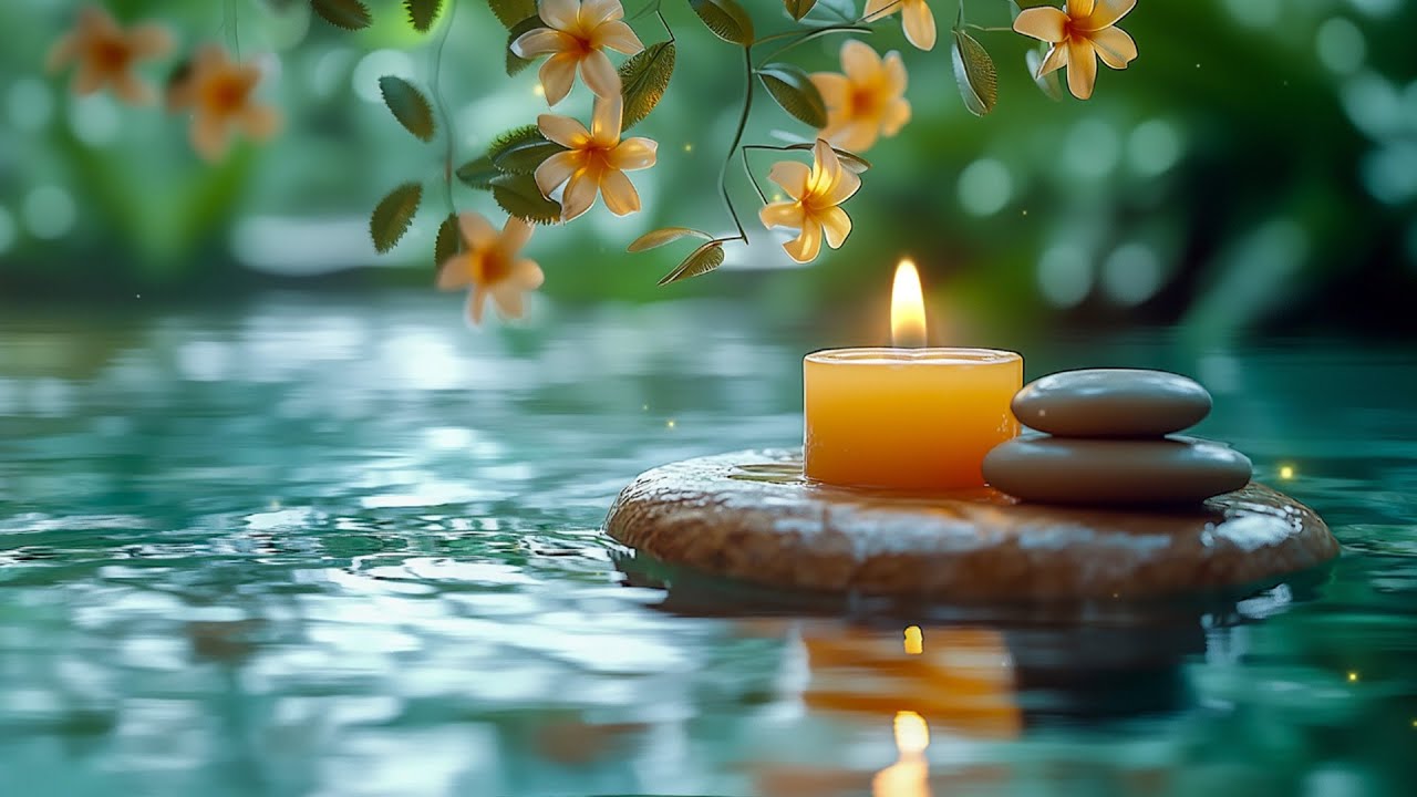 Healing Music for The Heart and Blood Vessels 🌿 Bamboo, Relaxing Music ...