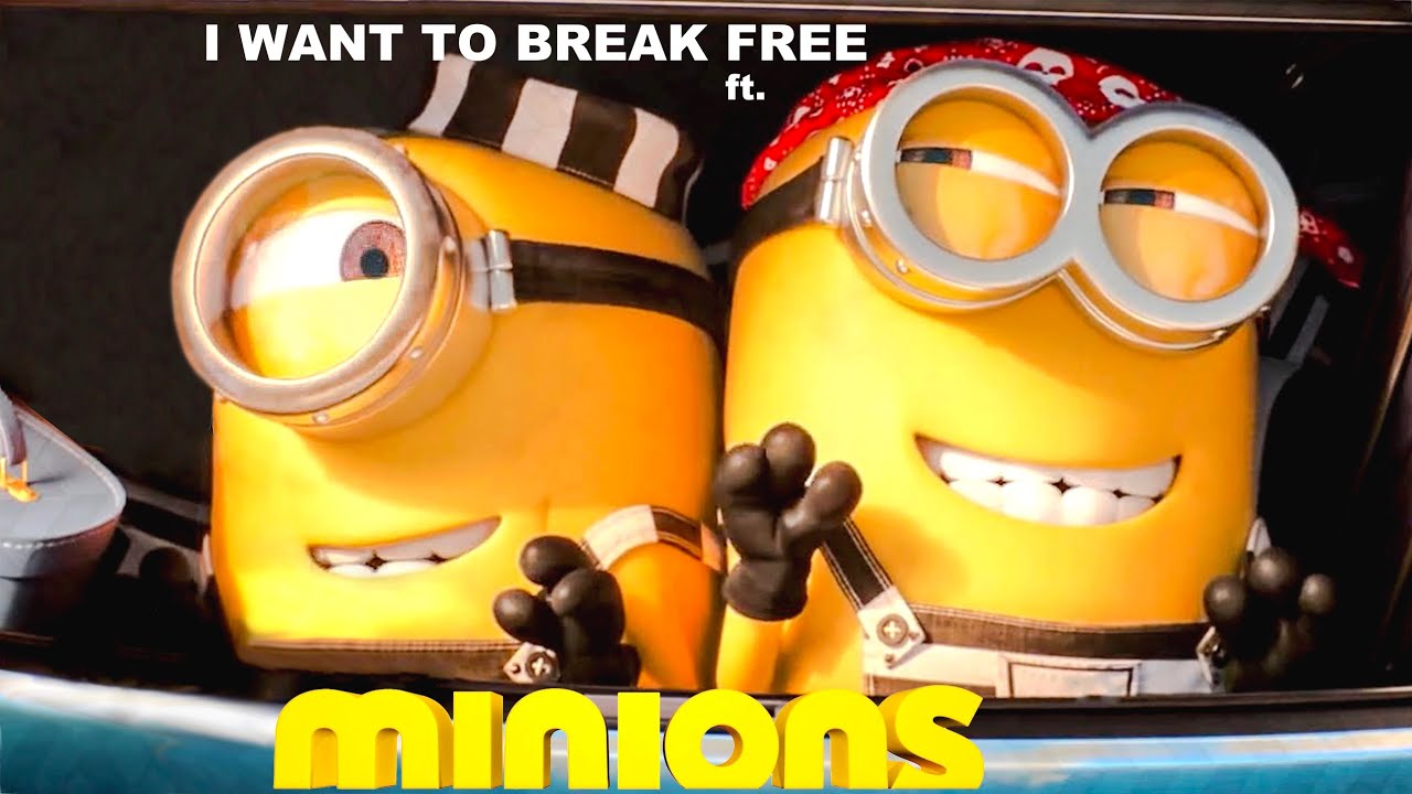 I want to break free ∞ Queen ft. Minions - YouTube