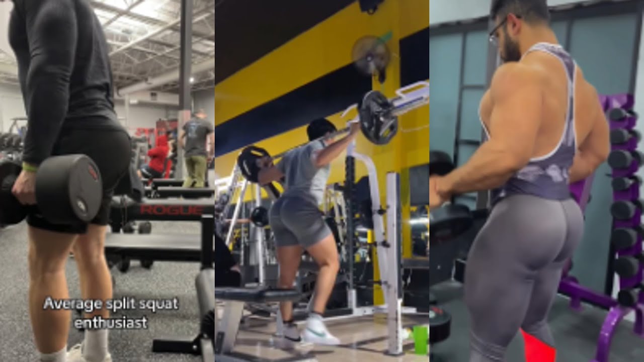 GYAT! Gym rats show us their gains and the correct techniques while ...