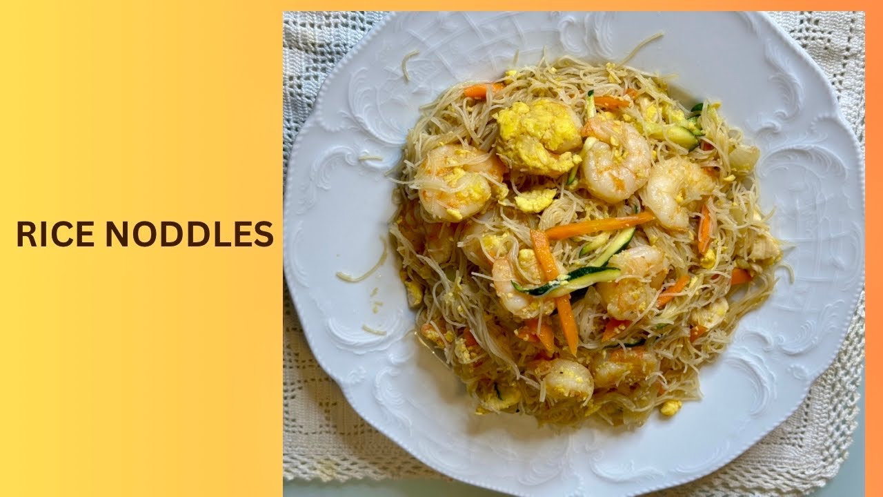 Rice Spaghetti How to Make Tasty Rice Noodles 🍜 so Delicious - YouTube
