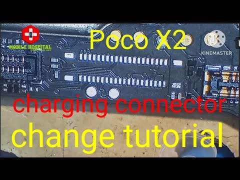 Poco X2 charging connector change tutorial - YouTube
