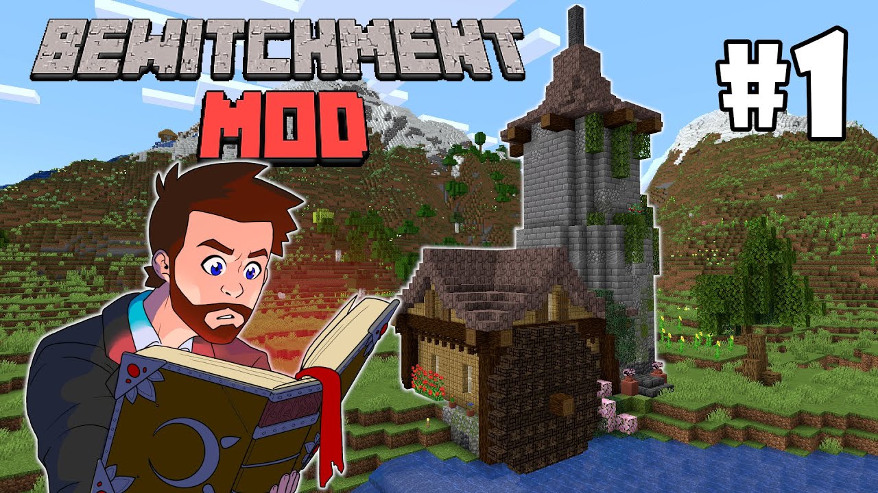 The Book of Shadows | Minecraft Bewitchment Mod | Hardcore Ep. 1 - YouTube