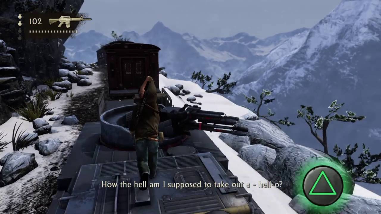 Uncharted 2: Among Thieves Train Set Piece - YouTube