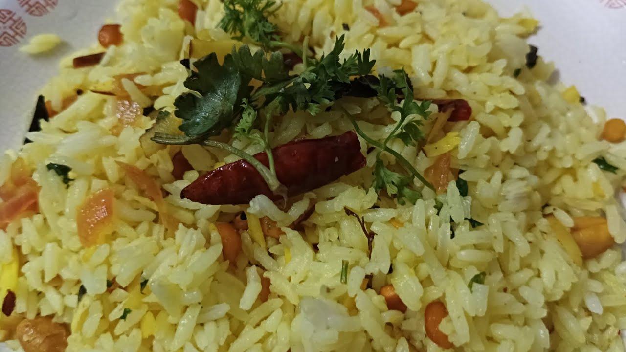 Lemon Rice Recipe - Puliyogare - Puliyogaremasala - Nani ki Kitchen ...