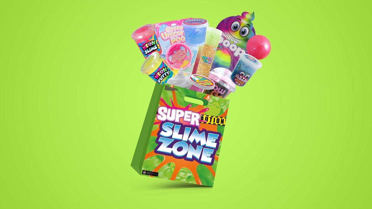 The opening of the Super Slime Zone Showbag - YouTube
