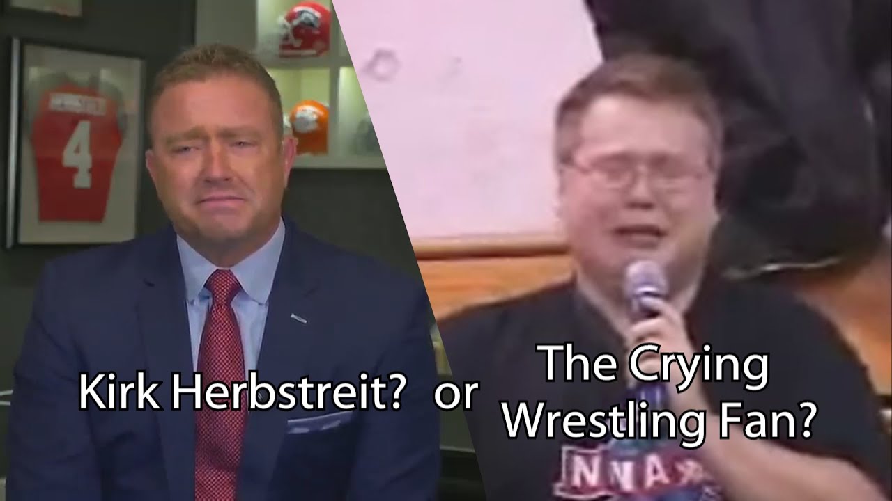 Kirk Herbstreit or The Crying Wrestling Fan - YouTube