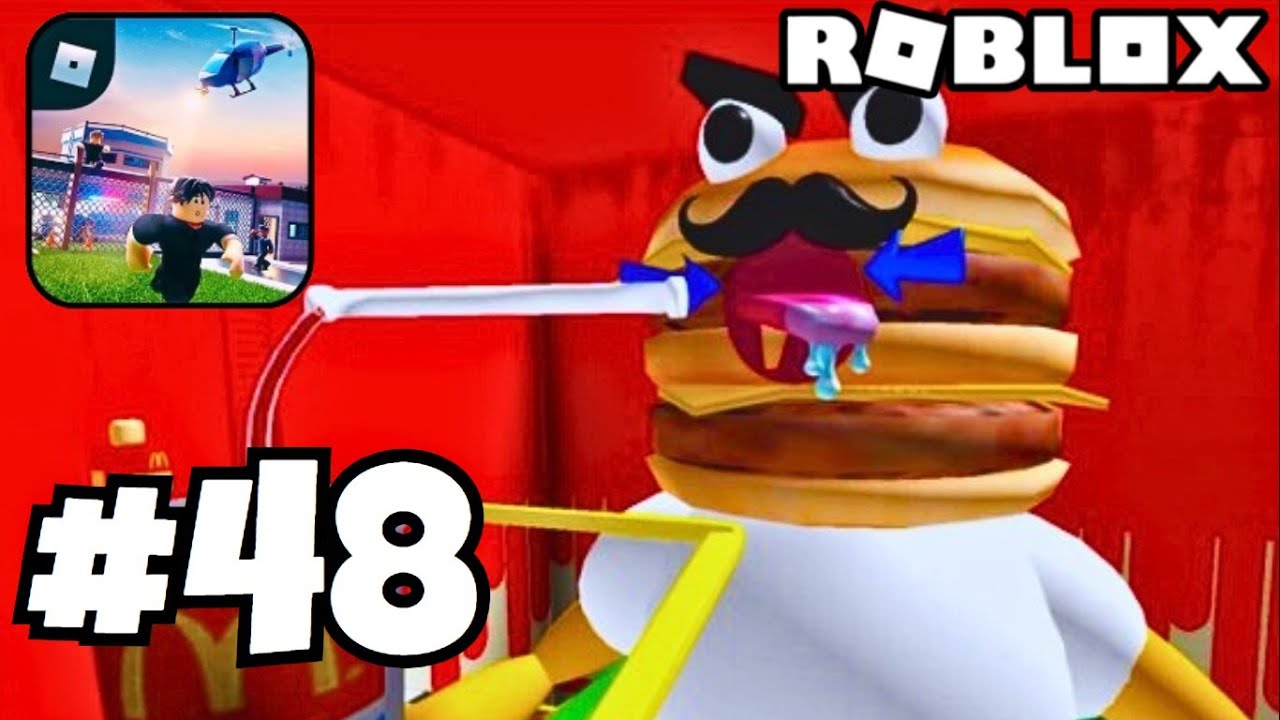 ROBLOX - 48 : Escape Fast Food Obby! | Gameplay Walkthrough | [iOS ...