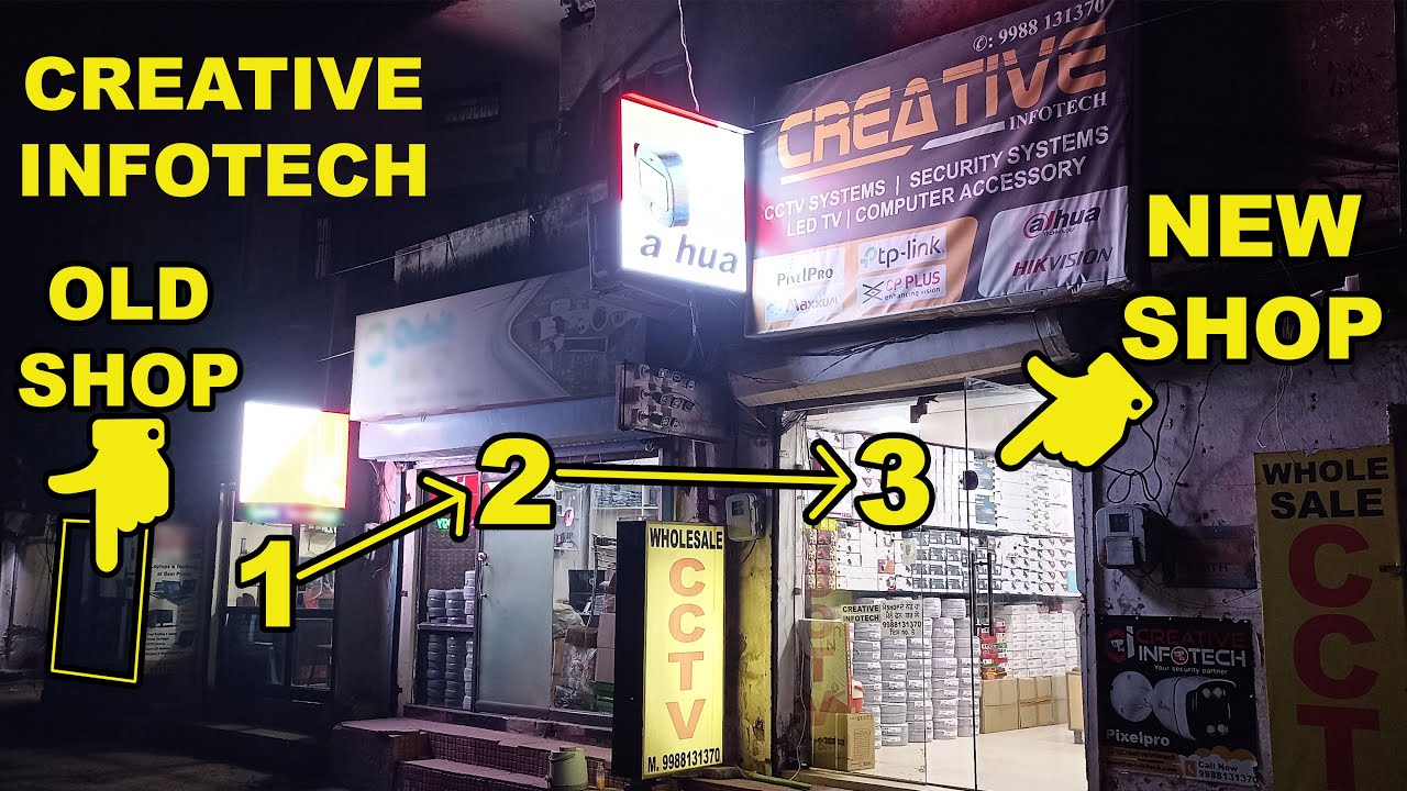 CREATIVE INFOTECH NEW SHOP | WHOLESALE CCTV DEALER IN LUDHIANA PUNJAB ...