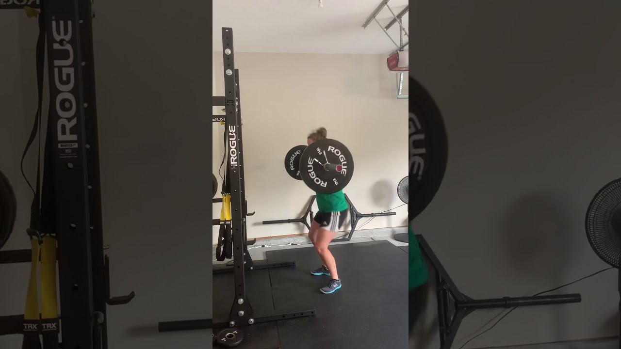 Hang clean - mid thigh pull - YouTube
