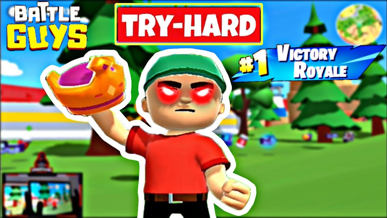 Playing Battle Guys with DEFAULT SKIN Epic Victory//Battle Guys PRO ...