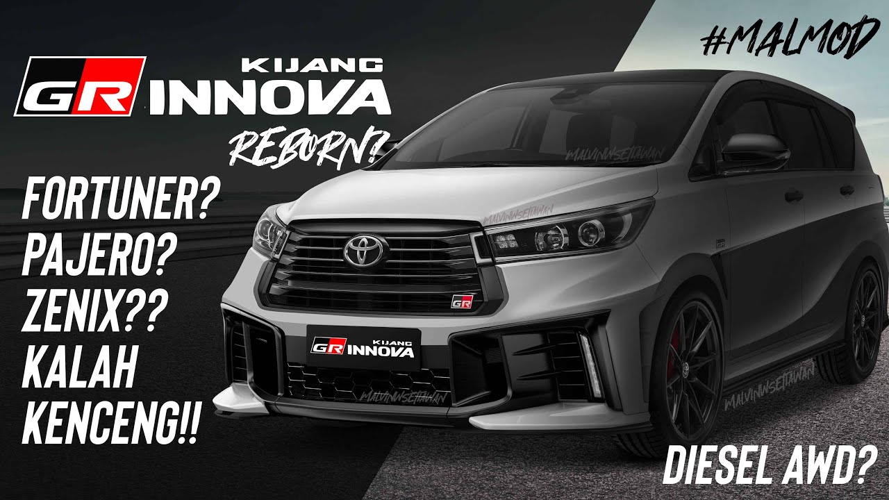 MODIFIKASI INNOVA REBORN GR DIESEL? ZENIX LEWAT DEH! | Virtual ...
