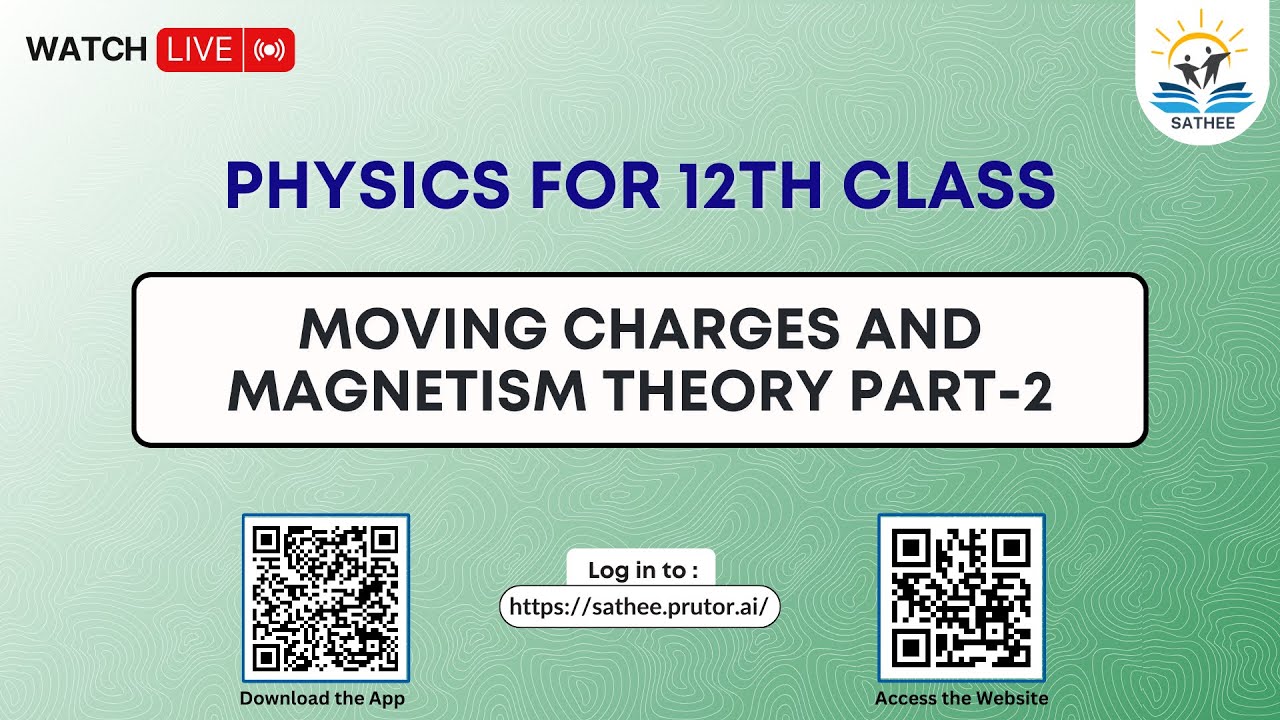 Physics Class 12th | Moving Charges and Magnetism Theory Part-2 - YouTube