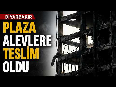 Yangının Ardından Plaza Harabeye Döndü