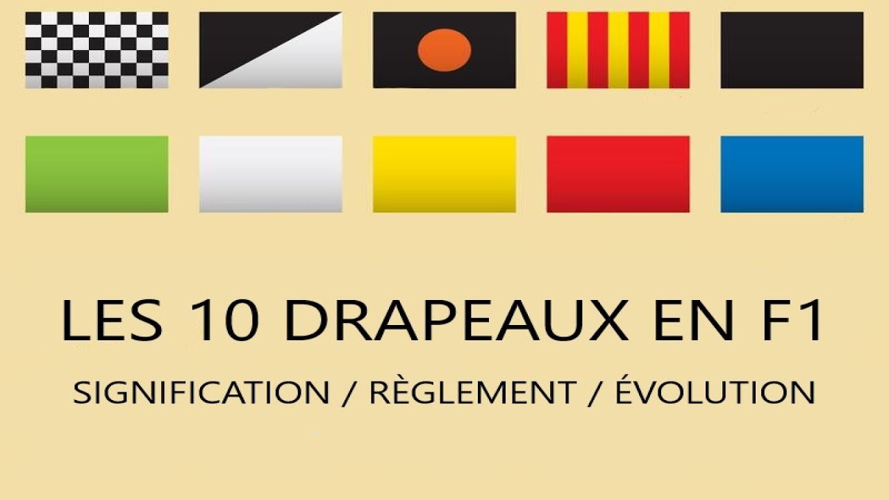 LES 10 DRAPEAUX EN F1 - YouTube