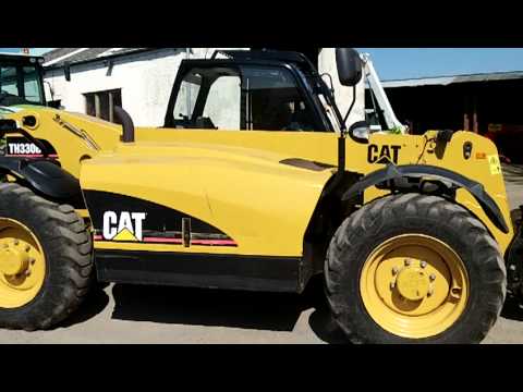 2006 Caterpillar TH330B Telehandler. - YouTube