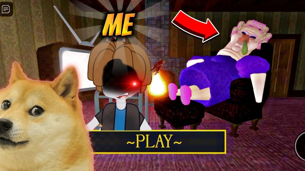 Roblox GRUMPY GRAN! - SCARY OBBY | FUN - YouTube