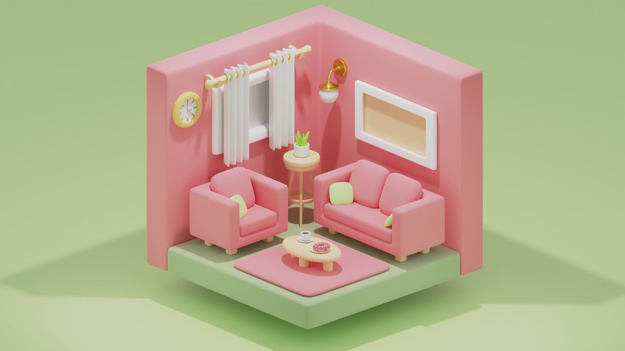 How to Create an Isometric Camera in Blender - The Easiest Way - YouTube