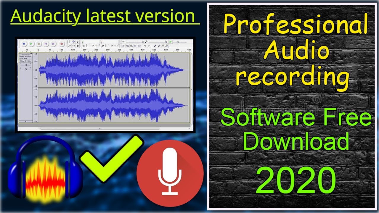 Best Professional Free Audio Editing Software 2020 | Audacity Latest ...