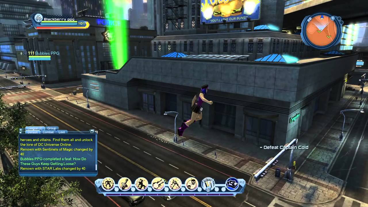 DC Universe Online weird red light - YouTube