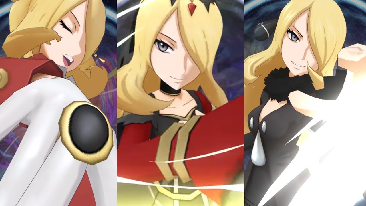 SS Cynthia vs Renegade Cynthia vs OG Cynthia Sync Animation | Pokemon ...