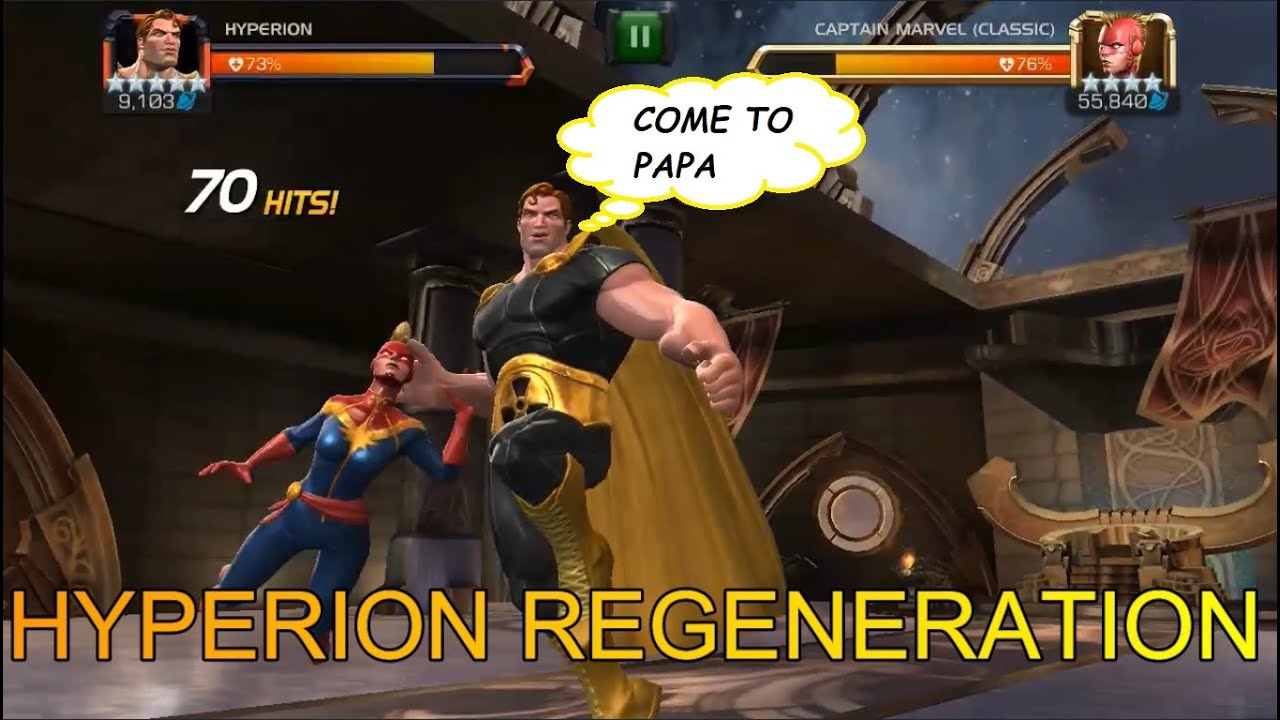 MCOC Hyperion Regeneration is Insane - YouTube