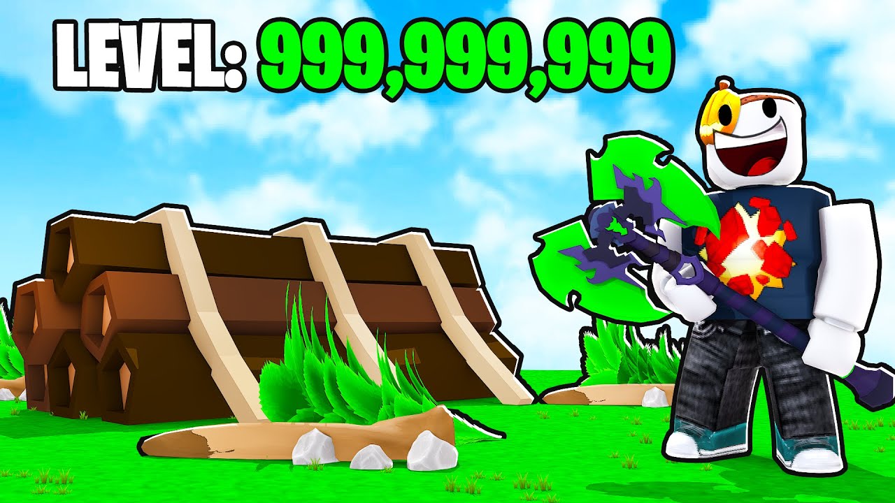 CHOPPING MAX LEVEL TREE in Timber! - Roblox - YouTube
