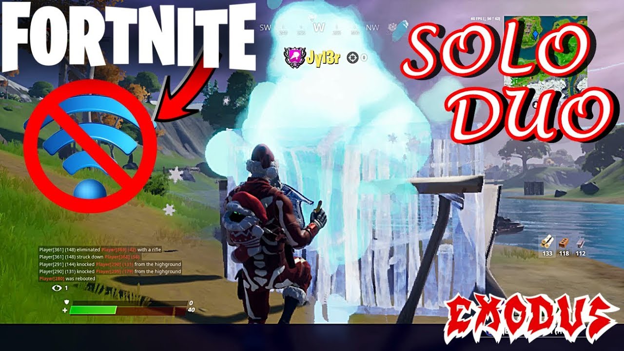 SPECTATING FRIEND WITH BAD PING, FUNNY FORTNITE SOLO DUO! - YouTube