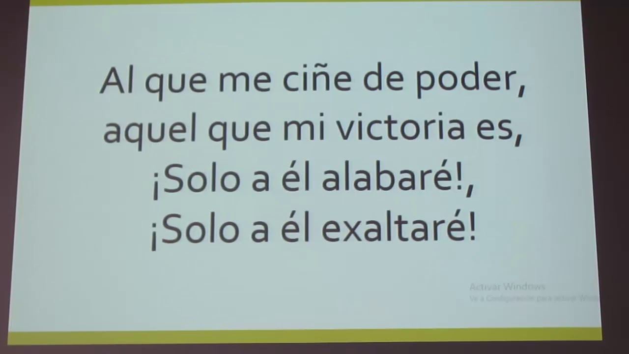 Al que me ciñe de poder - YouTube Music