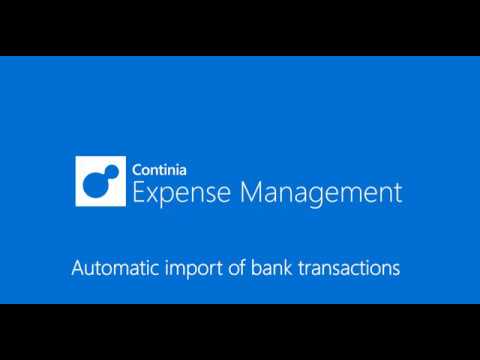 Automatic import of transactions in Continia Expense Management - YouTube