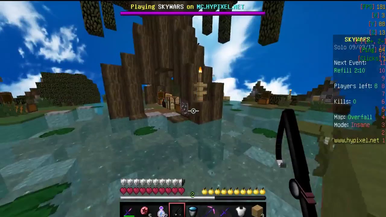 minecraft hypixel pvp action (short stream) - YouTube