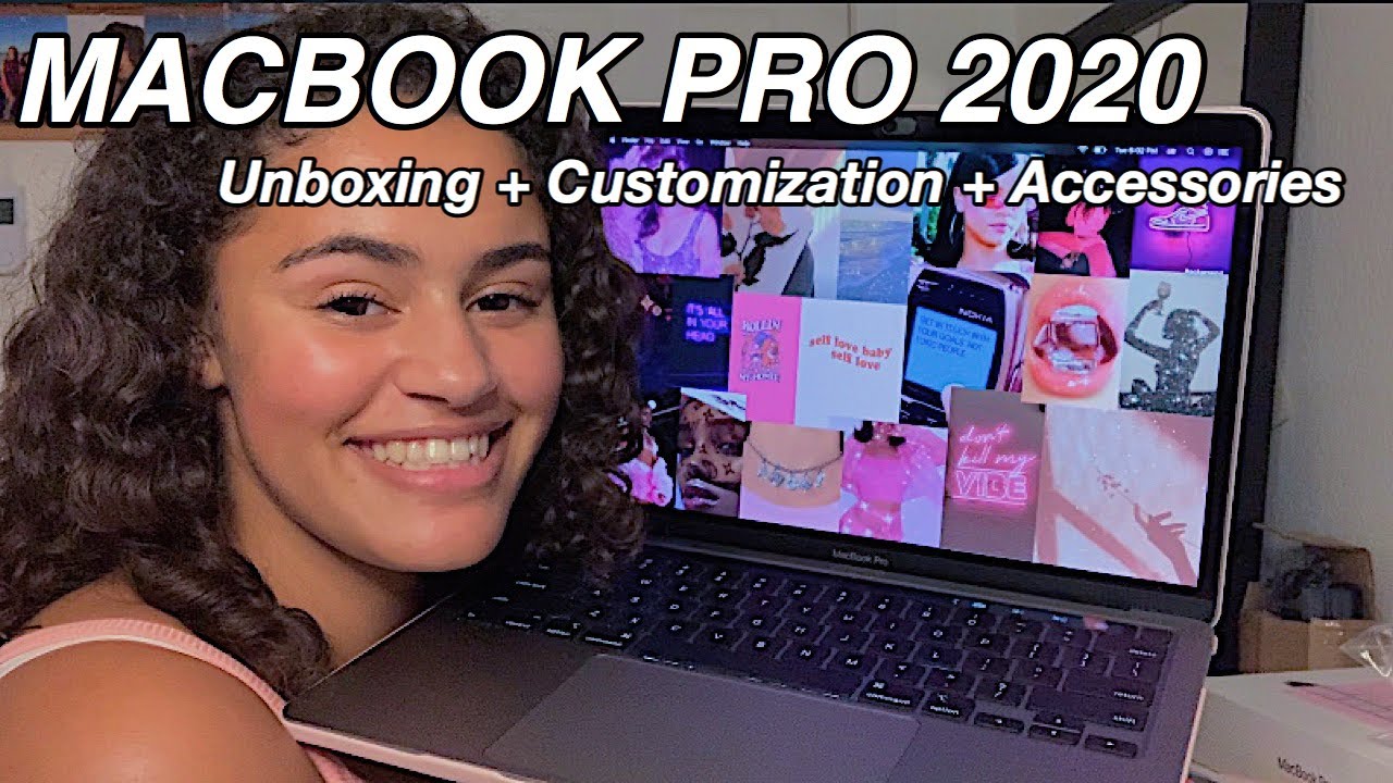 2020 MacBook Pro 13 in UNBOXING | Customization + Accessories - YouTube