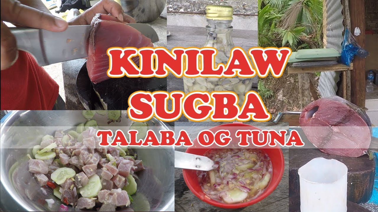 SUGBA I KILAW NA TALABA I KINILAW NA TUNA - YouTube
